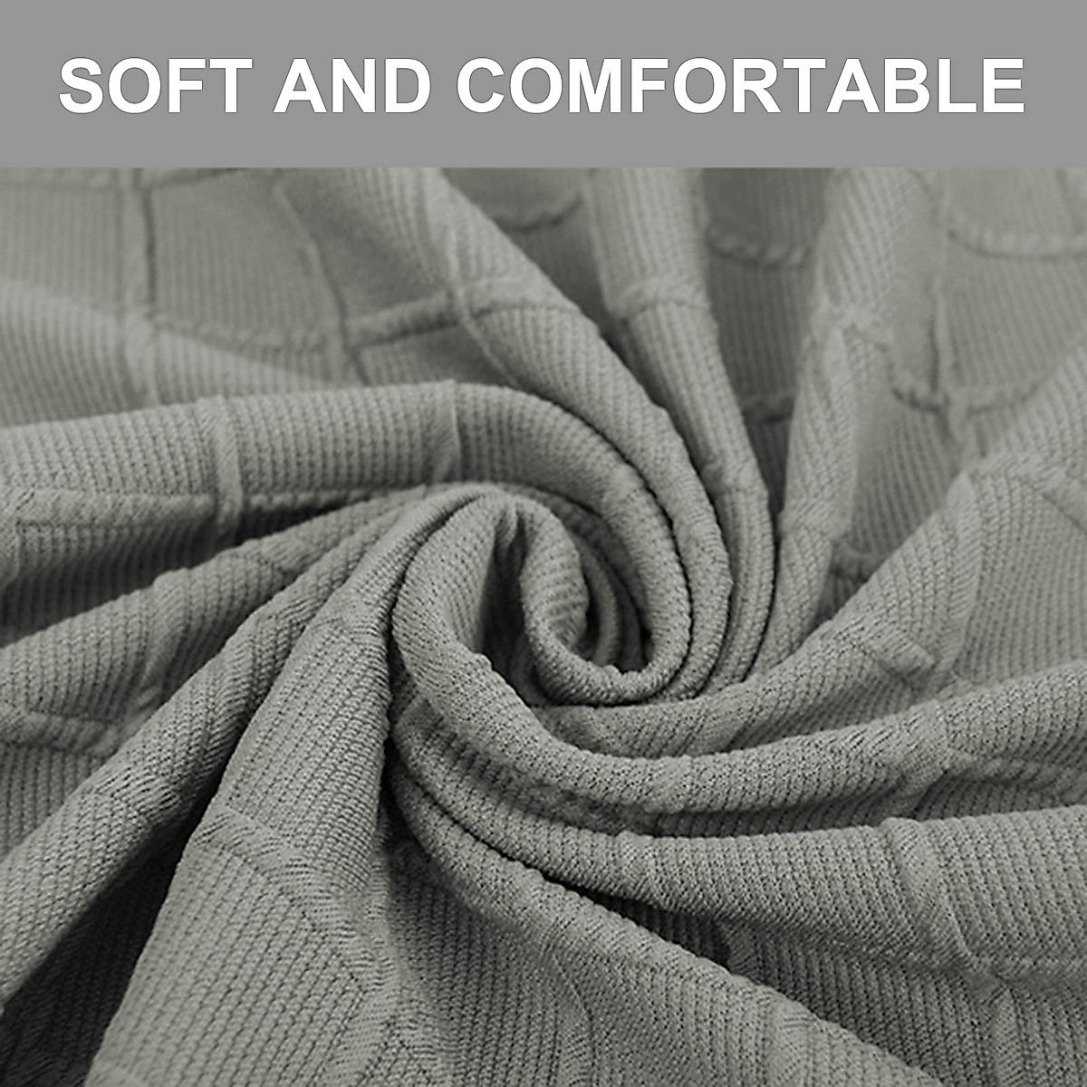 RRNAR Armrest Chair Covers, Armchair Couch Arm Rest Covers Anti-Slip Spandex Polyester Sofa Arm Caps Slipcovers, for Chair, Sofa, Couch,Burgundy,Set of 6