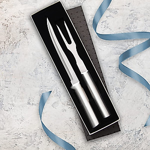 RADA Knife 2-Piece Carving Set with Stainless Steel Blades and Knife Sharpener