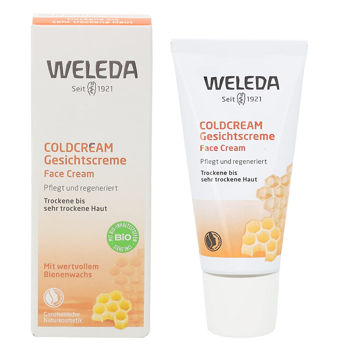 Weleda Deep Moisture Facial Balm, 1 Fluid Ounce, Plant Rich Moisturizer with Sweet Almond Oil