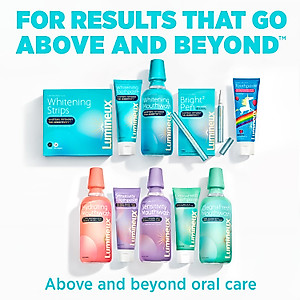 Lumineux Teeth Whitening Mouthwash, 16 Oz. 2 Pack - Peroxide Free - Enamel Safe - Whitening without The Sensitivity - Certified Non-Toxic - NO Alcohol, Fluoride & SLS Free