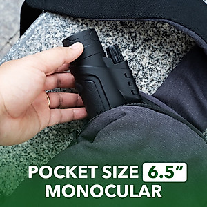 STARSCOPE Monocular G3 - Long-Range 10x42 High Powered Monocular for Bird Watching, Hunting, Sports, and More | Small Monocular for Adults with BAK4 Prism and Wide Field of View