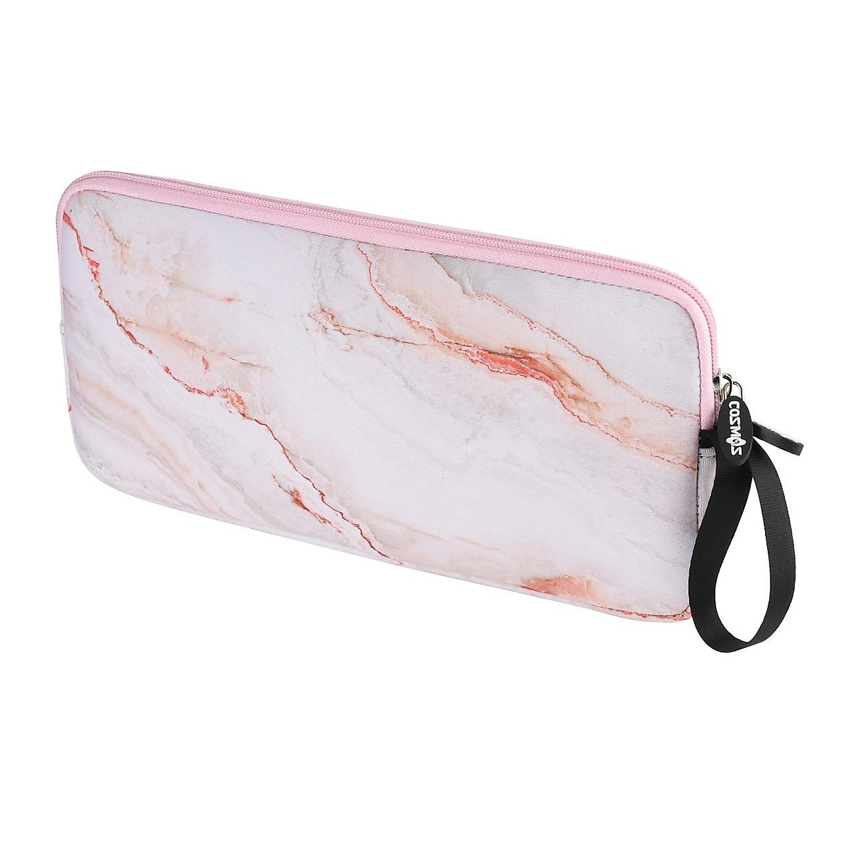 CM Neoprene Carrying Keyboard Sleeve Case Bag Protection Pouch Compatible with Magic Keyboard 1 & 2, Wireless Keyboard, Magic Mouse, Magic Trackpad and Wireless Trackpad (Pink Marble Pattern)
