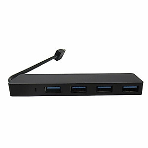 Professional USB 3.0 Hub 4-Port Adapter for Charger Data Slim Super Speed PC for Mac Laptop Desktop