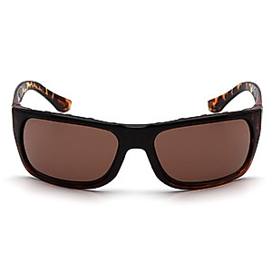 Venture Gear Vallejo Safety Glasses Tortoise Frame/Bronze Anti-Fog Lens