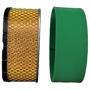 493910 691667 Air Filter & 272477S 272477 Pre Cleaner Replacement for B & S 4166 5075H 5075 5075K 8.5HP 10.5HP 11.5HP Vertical Engines Lawn Mover
