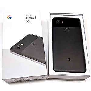 Google Pixel 2 XL 128GB Unlocked GSM/CDMA 4G LTE Octa-Core Phone w/ 12.2MP Camera - Just Black