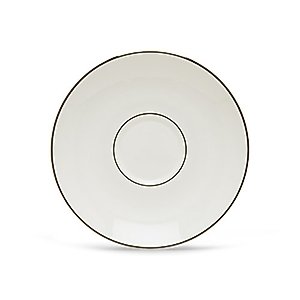 Lenox Continental Dining Platinum Saucer, White