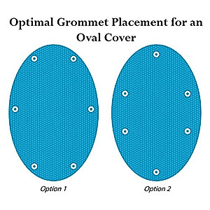 Sun2Solar Quick Drain Grommet Kit for Solar Heating Covers | Set of 6 | Water Drainage System Helps Remove Excess Water From Atop Blankets | Designed for In-Ground Above-Ground Swimming Pools and Spas