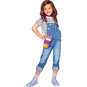 Polly Pocket 2-in-1 Travel Toy Playset, Spin 'N Surprise Ice Cream Cone with Micro Polly & Lila Dolls & 25 Accessories