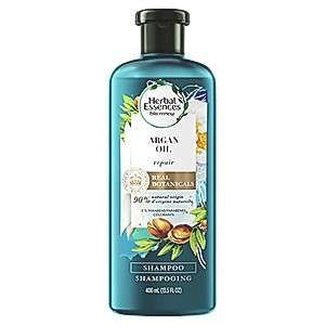 Herbal Essences Argan Oil Paraben Free Shampoo, Hair Repair, 13.5 fl oz, with Certified Camellia Oil and Aloe Vera, For All Hair Types, Especially Damaged Hair