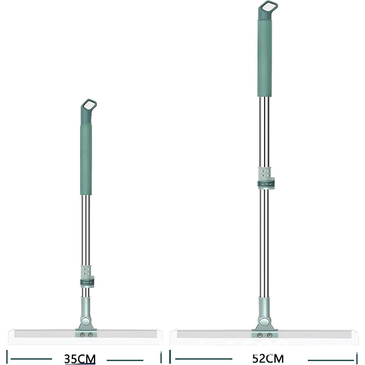 Retractable Silicone Floor Scraper Bathroom Wiper 52cmsiliconescrape, 35cmsiliconegroundscrape, Silicone Floor Squeegee, Silicone Bathroom Wiper Broom (52 cm)