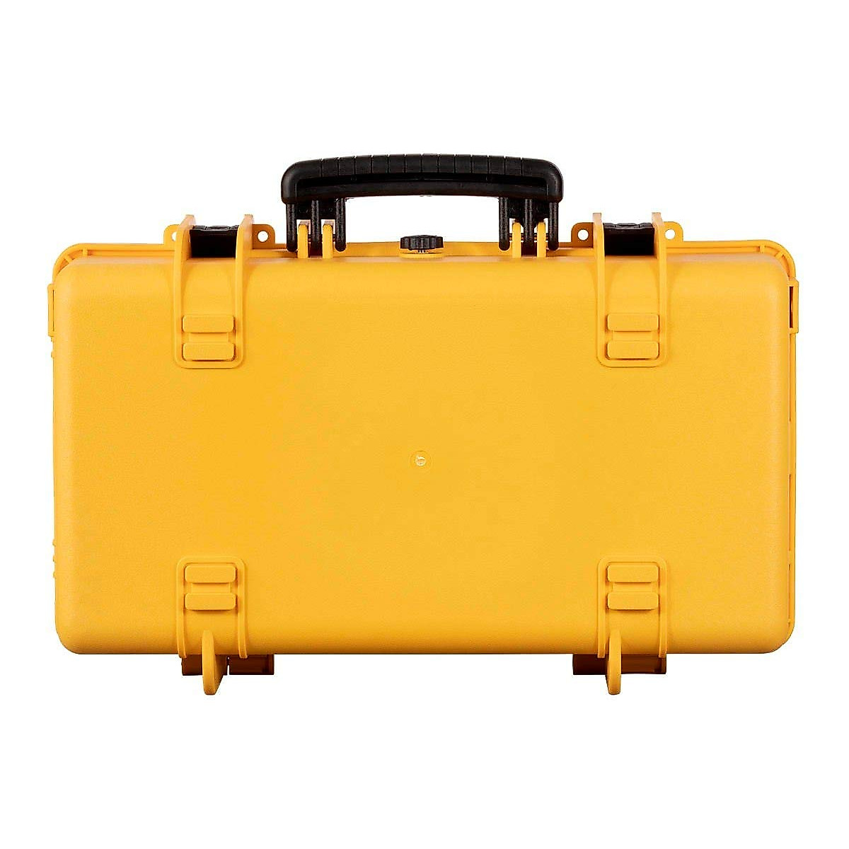 Monoprice Weatherproof Hard Case - 22in x 14in x 8in, Yellow with Customizable Foam, Shockproof, IP67, 20.3 Liter