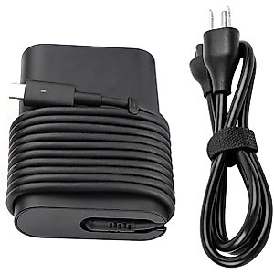 New 65W Type C AC Charger Adapter Cord for Dell LA65NM170, DA30NM150, LA45NM150, 02YKOF, Dell XPS 12 9250, Dell Latitude 11 5175 5179, Latitude 13 7370 7390 2-in-1, Latitude 14 5490 7490 Laptop
