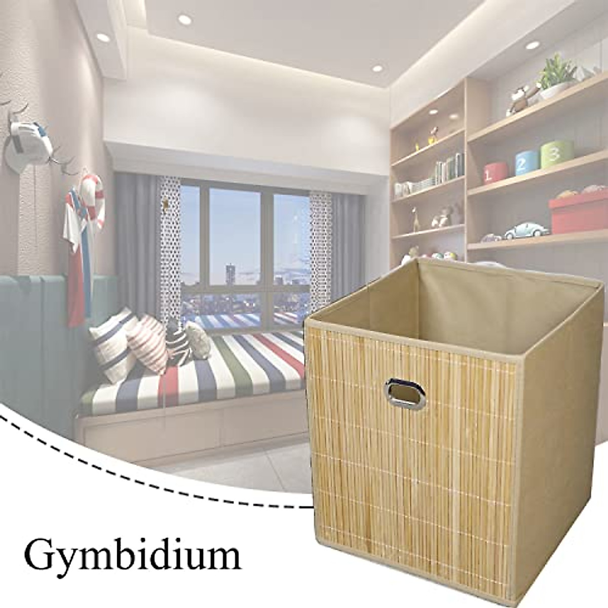 2 Cube Storage Organizer Bins,Home Storage Organization, Clothing Closet Storage Bedroom Playroom Office