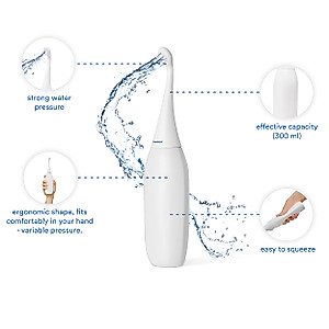 The Original HAPPYPO Butt Shower Replacement Shower Heads | Known from German Shark Tank Fits All Portable Bidet Models | The Easy-Bidet 2.0 Replaces Wet Wipes | Portable Bidet for Travel