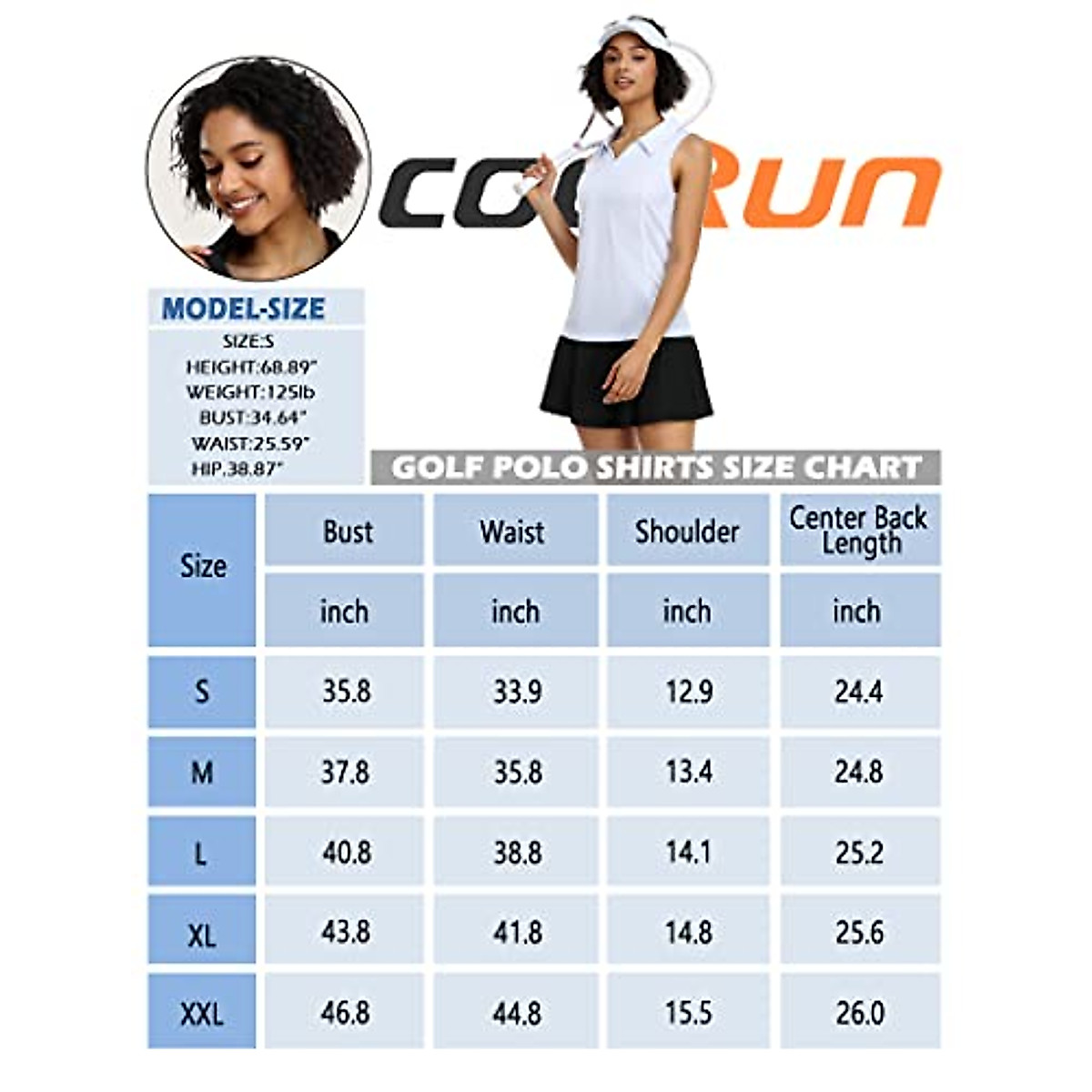 COOrun Women's Polo Shirt Sleeveless Golf Shirts Moisture Wicking Athletic Tennis Shirts Classic Tennis Tops,Yellow Medium