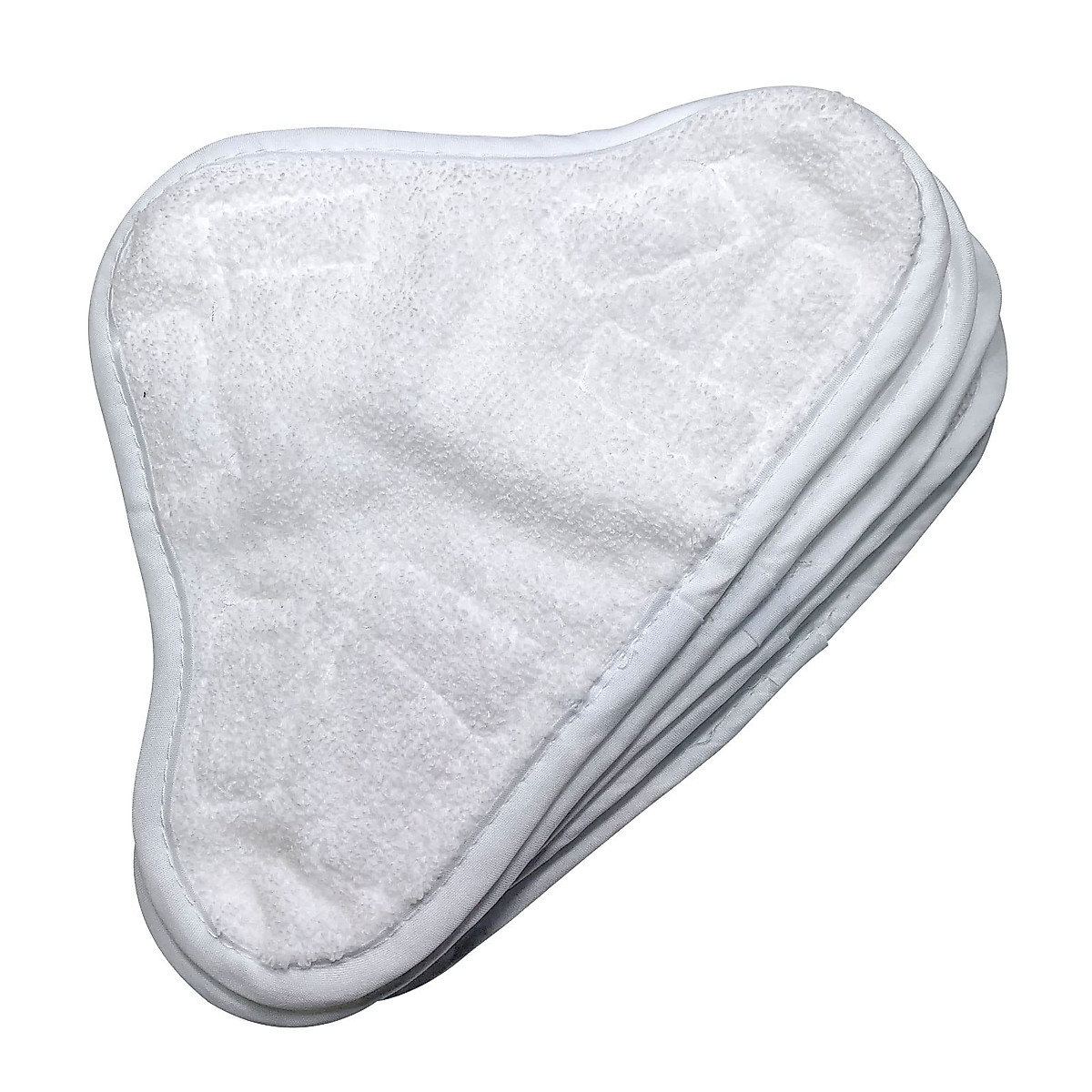 Aziliogcc 10 Pack Replacement Pads Compatible with H2O H20 Mop X5 Steam Steam Mop Pads Floor Steam Triangle Pads