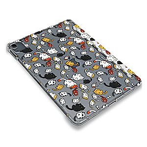 Cute Cats Animal Kawaii Kitten case Compatible with iPad Mini Air Pro 7.9 8.3 9.7 10.2 10.9 11 12.9 inch Pattern Cover New 2022 2021 Trifold Stand 3 4 5 6 7 8 9 Generation 420 (10.2" 7/8/9 gen)