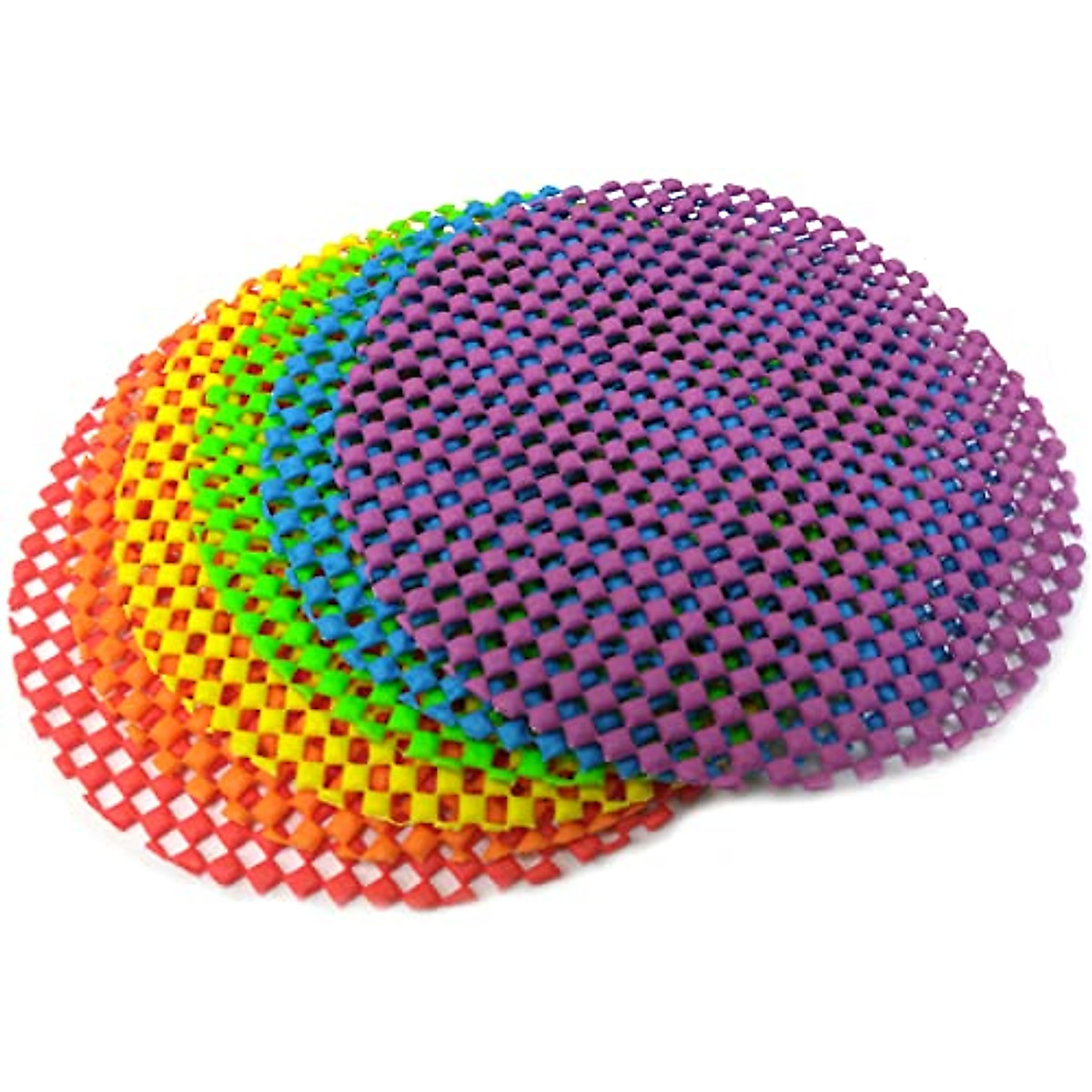 A Miniature Sleigh 6 Pack Jar Opener Gripper Pads - Multipurpose Rubber Bottle Can Lid Grip for Weak Hands