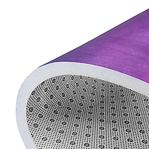 Amorettise Abstract Circuit Board Area Rug for Playroom 5' X 7' Gamer Rug for Boy Cool Player Room Decor, Hi-Tech Digital Gaming Carpets for Child Play Bedroom Dorm(Blue-Purple Neon)