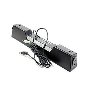 New OEM DELL Multimedia Soundbar Speaker Sound Bar AX510 Black AX510PA C730C DW711 LCD 468-7411 313-6412 313-6219 313-6413 313-6412 Monitor Flat Panel Screen Black Home Theater Ultrasharp