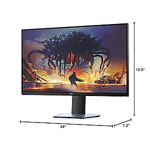 Dell S-Series 27-Inch Screen LED-Lit Gaming Monitor (S2719DGF); QHD (2560 x 1440) up to 155 Hz; 16:9; 1ms Response time; HDMI 2.0; DP 1.2; USB; FreeSync; Height Adjust, Tilt, Swivel & Pivot