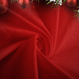 Christmas Bed Duvet Set 3 Pieces, Decorated with Snowflakes and Flowers Red Christmas Screen and Vivid Heart Pattern, Red Christmas Decoration Theme 3 Pieces Set Queen（228x228cm）