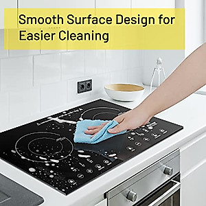 Duxtop Built in Induction Cooktop 2 Burner, 1800W Double Induction Burner with Temperature Control, Sensor Touch Electric Countertop Burner with Timer and Safety Lock, Easy to Clean, BT-K35