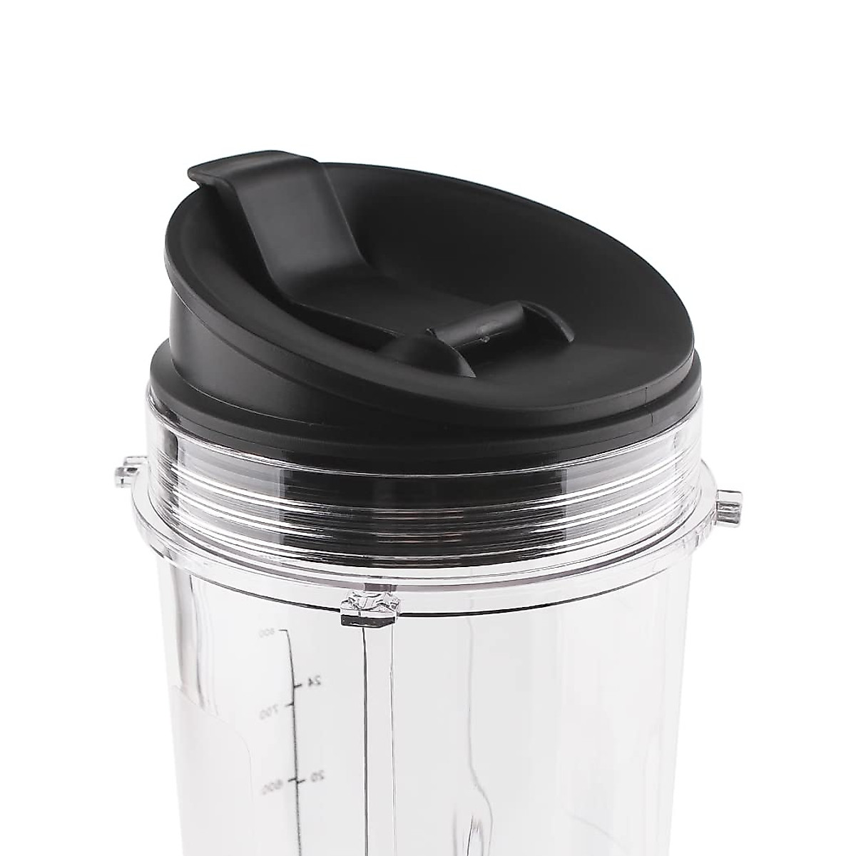 Joyparts Replacement Parts Female Fins Blade and 32oz cup with Lid,Compatible with Ninja Blender Auto iQ BL482 30 DOB,BL451 30 DOB,BL480D 69 DOB,BL455 30 DOB