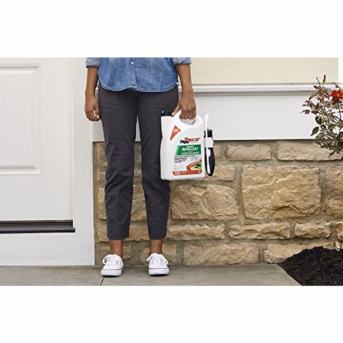 Tomcat Rodent Repellent for Indoor and Outdoor Mouse and Rat Prevention, Ready-To-Use, 1 gal.