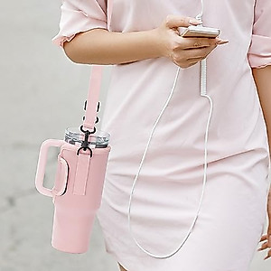 Bynleau Stanley Water Bottle Carrier Bag - Neoprene Holder for Simple Modern Stanley 40 oz Tumbler with Adjustable Strap, Perfect for Hiking, Traveling, and Camping