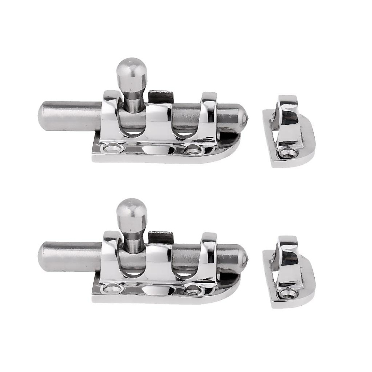 Dovewill Pack of 2 Boat/Marine Barrel Slide Bolt Door Cabin Latch Heavy Duty 316 Stainless Steel