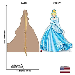 Advanced Graphics Cardboard People Holiday Cinderella Life Size Cardboard Cutout Standup - Disney Holiday Collection