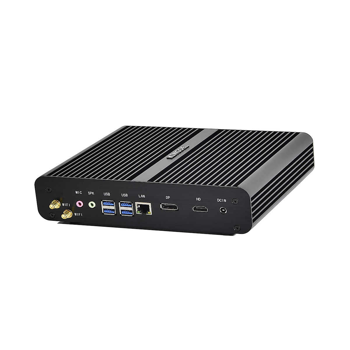 Kingdel® NC860 Powerful Mini Desktop Computer, Fanless Mini PC with Intel i7 10th Gen. CPU(Up to 4.9Ghz), 32GB DDR4 RAM, 512GB SSD, 4K 4096x2304, HD Port, DP, Full Metal Case, Windows 11 Pro