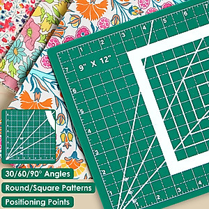 TOOCUST Cutting Mat 9X12inch,Double Sided 5 Layers Self Healing Cutting Mat,Cutting Mats for Sewing Cutting Mat,Small Cutting Mat,Sewing Mat Cutting,Cut Mat,Double Sided Cutting Board