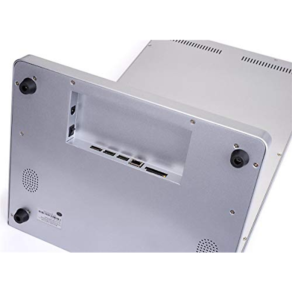 Displays2go Touch Screen Countertop Stand, 10pt PCAP Touch, Media Player - Black (DGCTATCH21)