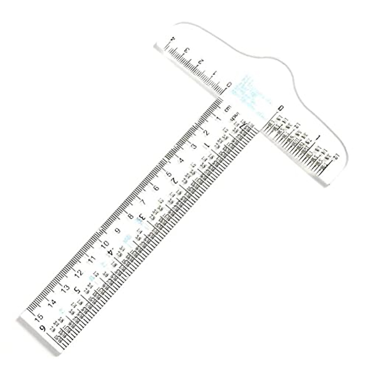 6 Inches Clear Acrylic T-Square Ruler, T Square Ruler, Drafting Tools, Drafting T Square, T Ruler Transparent for Crafting and Drafting