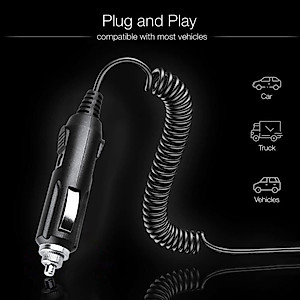 Jantoy Car DC Adapter Compatible with Standard Horizon HX100 Floating Handheld VHF Marine Auto Cord