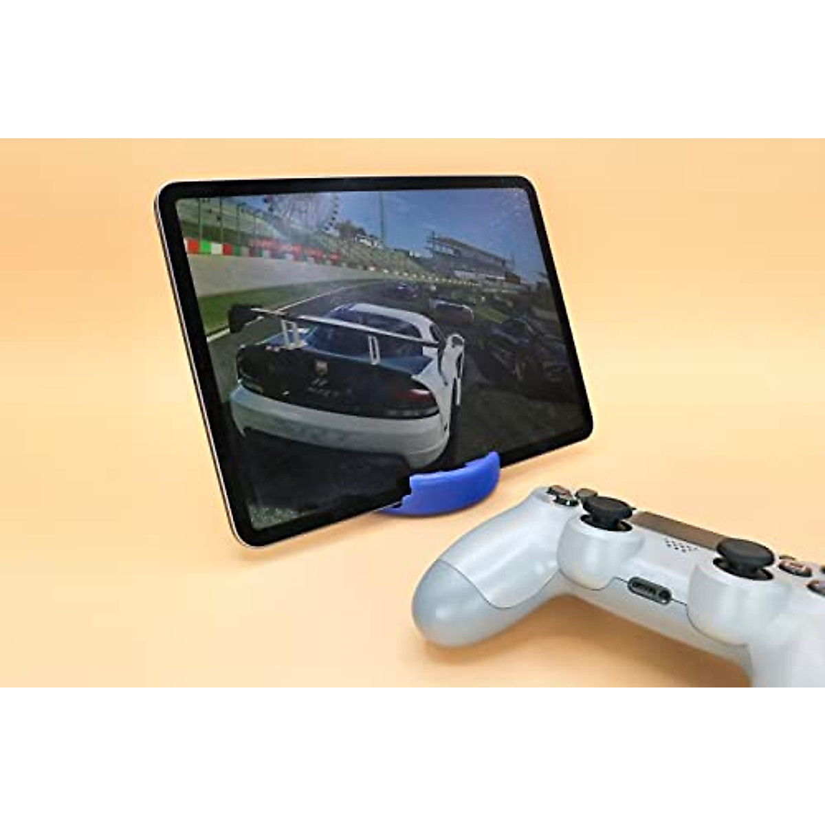 GoDonut Original Phone Stand - Portable Mount Accessory for Travel, Nightstand or Desk- Compatible with Tablet, iPhone & Most Smartphones – Black