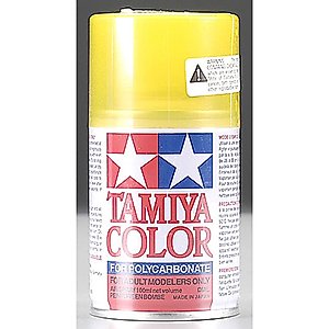 Tamiya 86042 PS-42 Translucent Yellow Spray Paint, 100ml Spray Can TAM86042, Brown