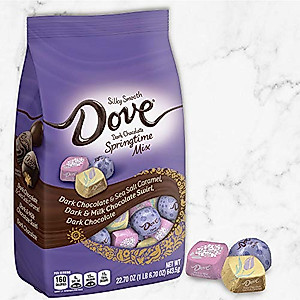 DOVE Easter Variety Pack Dark Chocolate Candy Assortment, 22.7 oz Bag