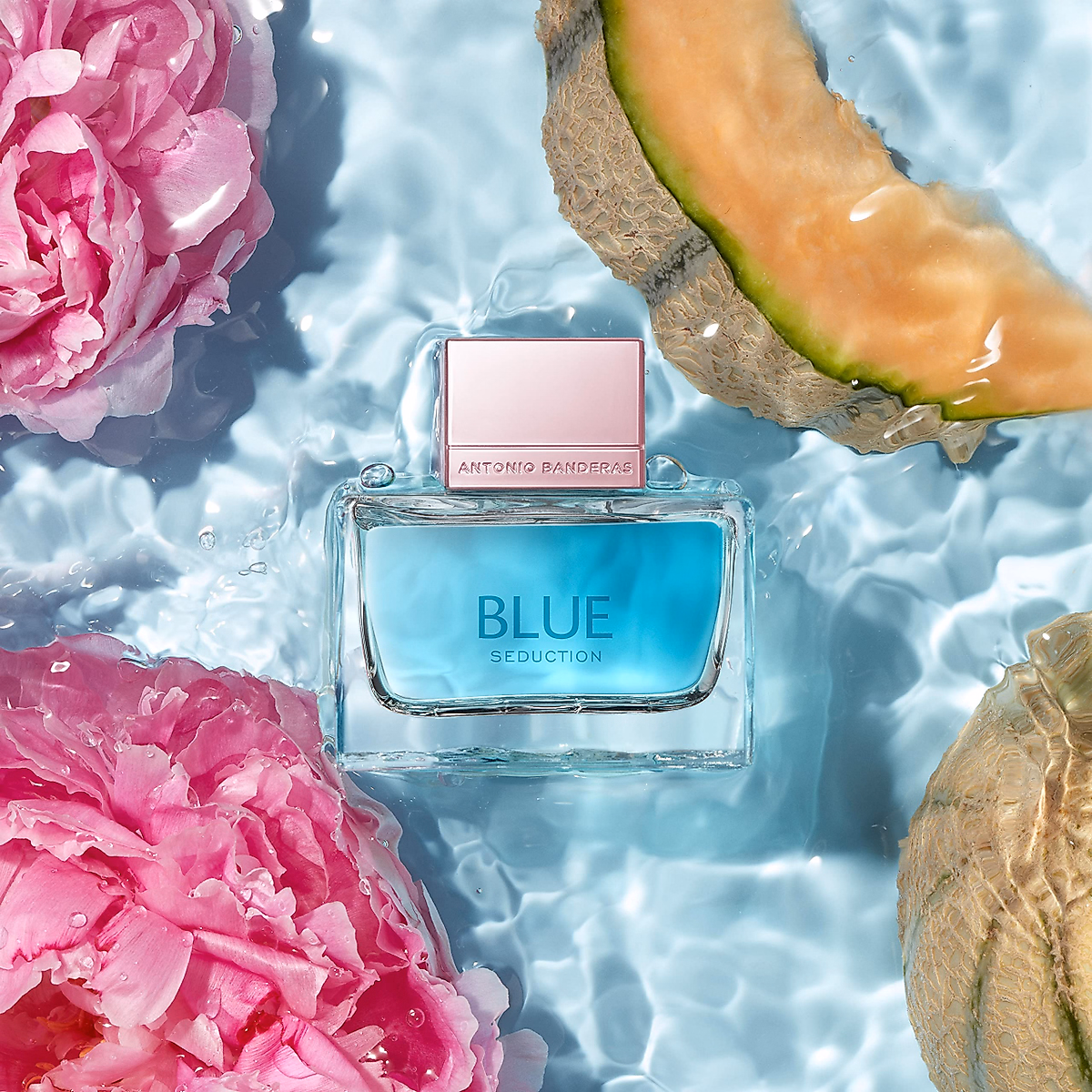 Antonio Banderas Perfumes - Blue Seduction Woman - Eau de Toilette for Women - Long Lasting - Fresh, Casual and Femenine Fragance - Floral Aquatic Notes - Ideal for Day Wear - 2.7 Fl Oz