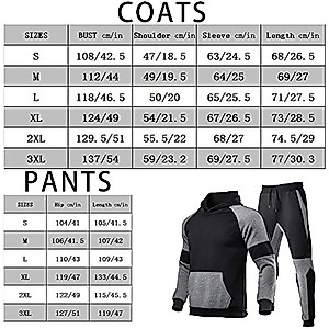 Kilborn·pataky Men's Sweatsuits Set Fleece Hoodie and Jogger Two Piece Tracksuits Sweatpants with Sweatshirts Active Casual Outfits (Small, Green)