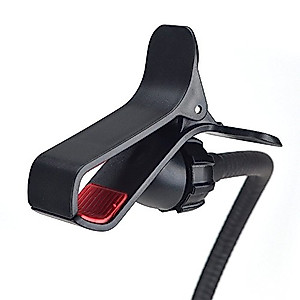 AFUNTA Cellphone Stand Holder, Universal 360 Degree Rotation Flexible Long Arms Gooseneck Lazy Bracket Compatible iPhone iPad GPS Samsung BlackBerry Devices -Black