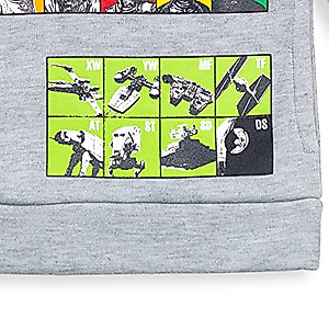 STAR WARS Periodic Table Little Boys Fleece Hoodie 5 Light Heather Gray