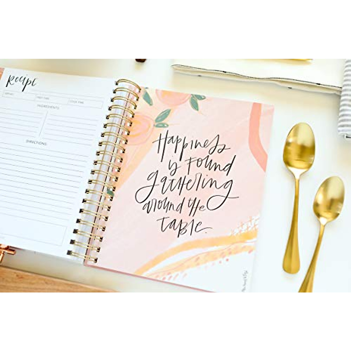 Paper Peony Press The Keepsake Recipe Book: A Blank Recipe Notebook To Write In Your Own Recipes & Create Your Own Cookbook Journal (Spiral-Bound Premium Hardcover Edition)