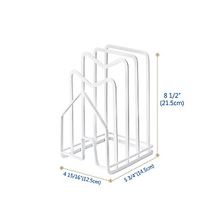 Lunmore Kitchen Pantry Organizer Rack for Dinnerware, Bakeware, Cookware, Cutting Boards, Pan Lids