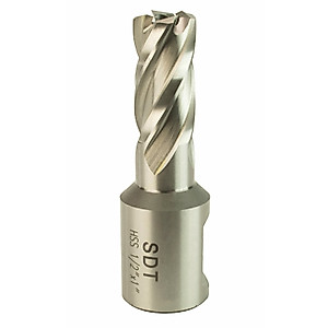 Steel Dragon Tools 1/2" x 1" High Speed Steel Annular Cutter with 3/4" Weldon Shank