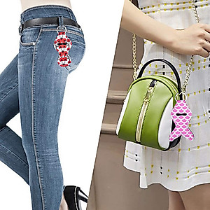 20 Pack Sublimation Blanks Chapstick Holder Keychains, Neoprene Lipstick Holder Keychainr with Lanyards Wristlet and 10 Metal Clip Cords