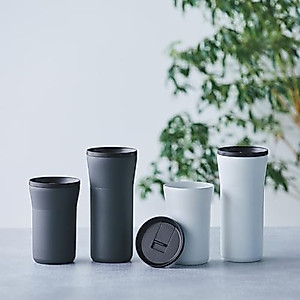 KYOCERA 17 oz Ceramic Coated Tumbler with Lid - Dark Gray